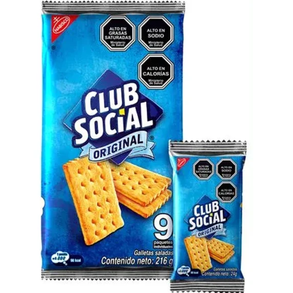 Galletas Club Social 216g – Sabormex
